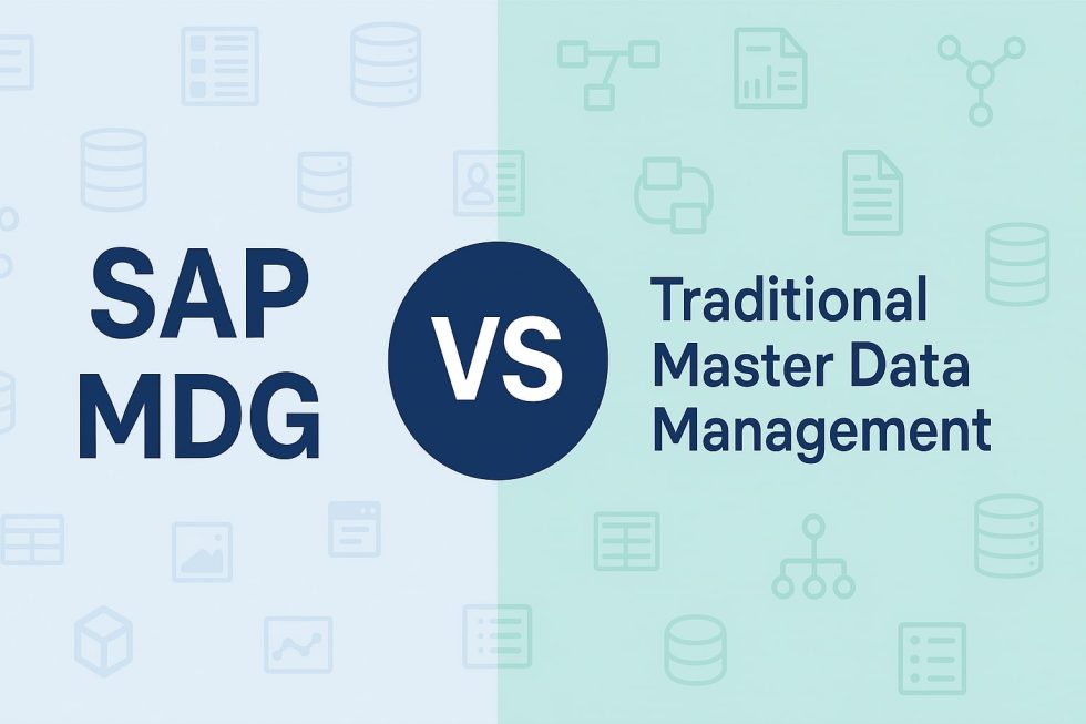 SAP MDG vs Traditional Master Data Management: 5 Key Differences ...